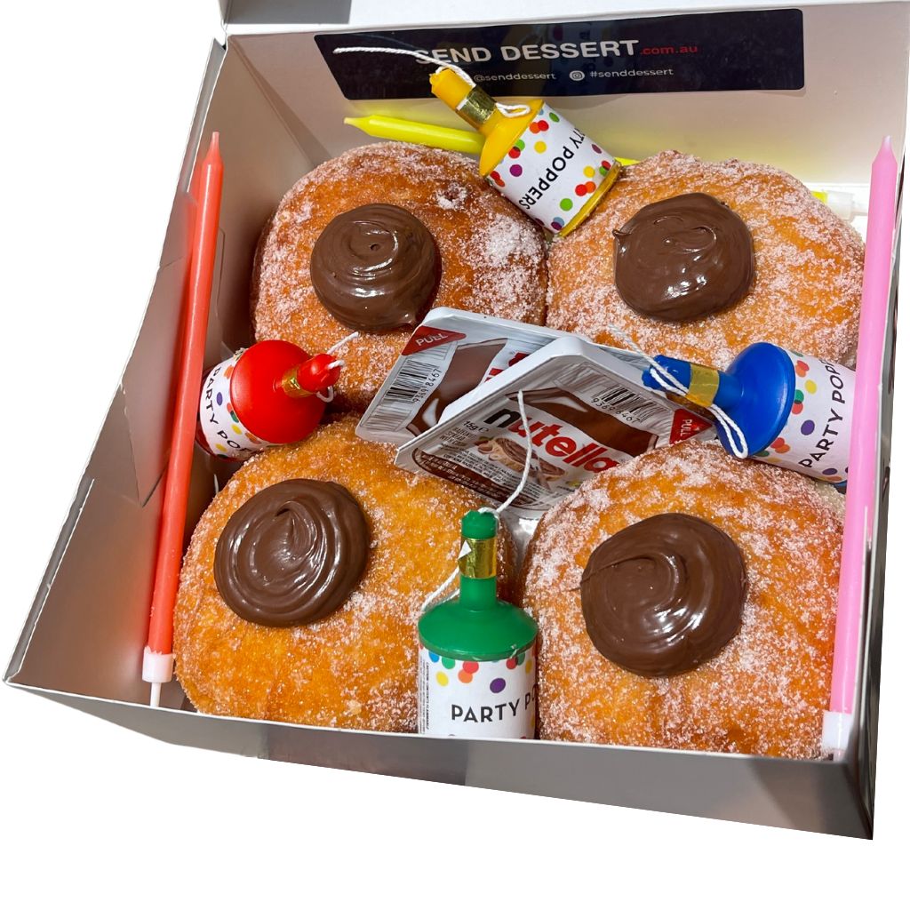 Birthday Nutella 4 Pack – Send Dessert