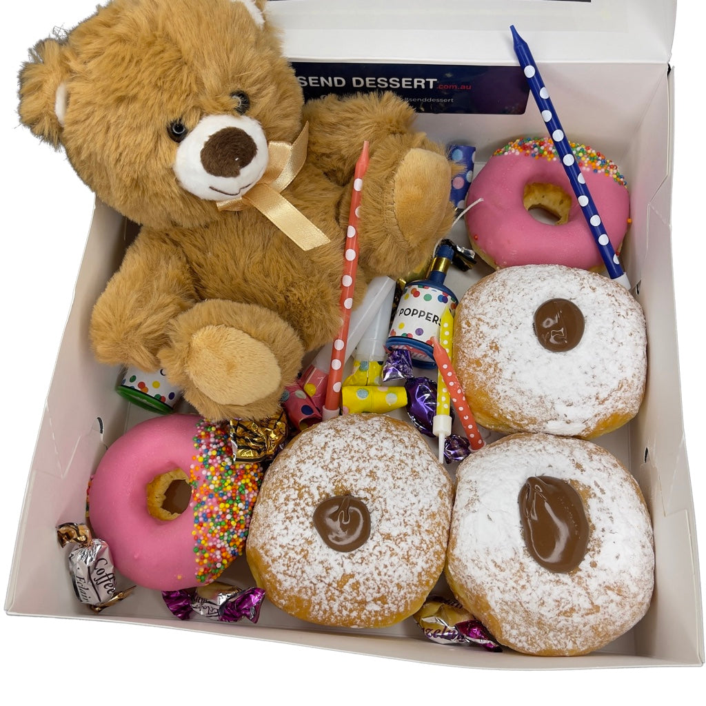 Birthday Teddy Box – Send Dessert