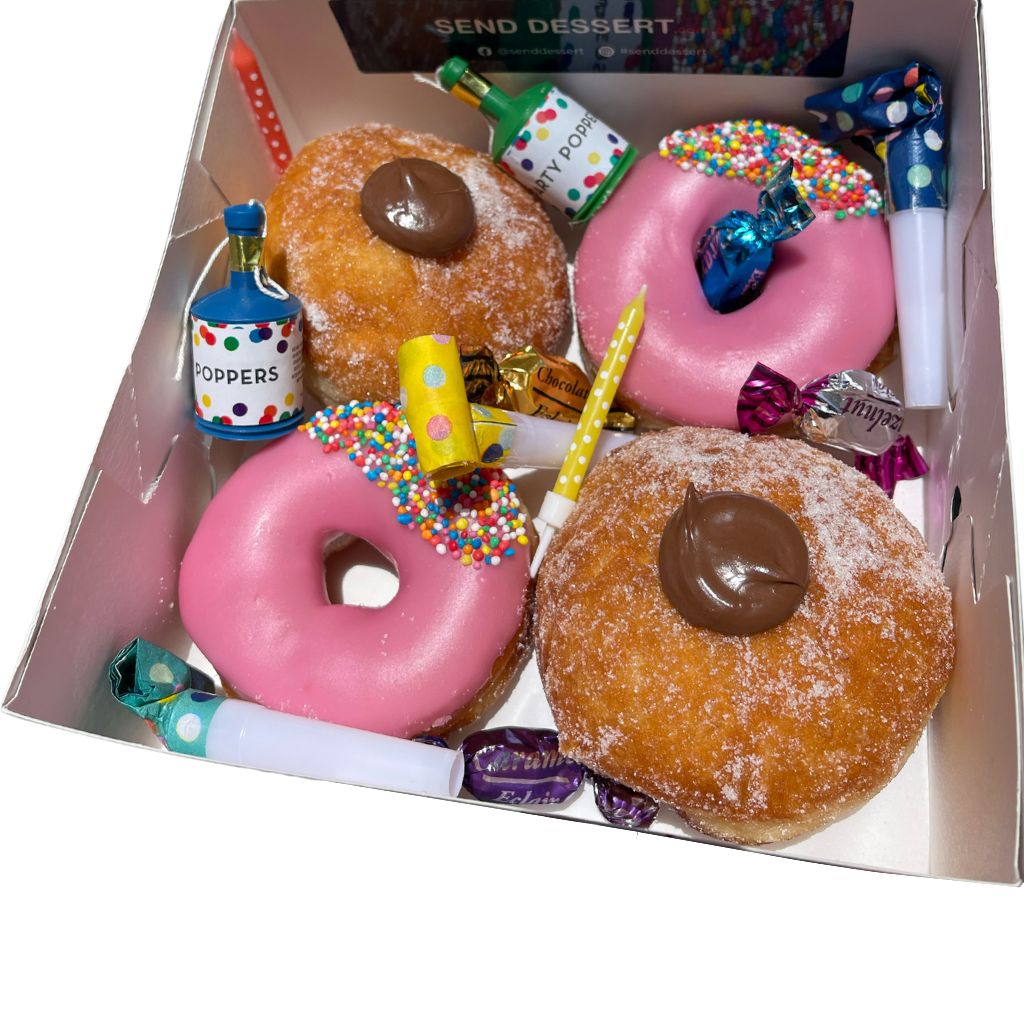 Party 4 Pack Donuts – Send Dessert